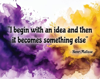 Inspirational Quote by Vincent Van Gogh for Artists Printable File ...