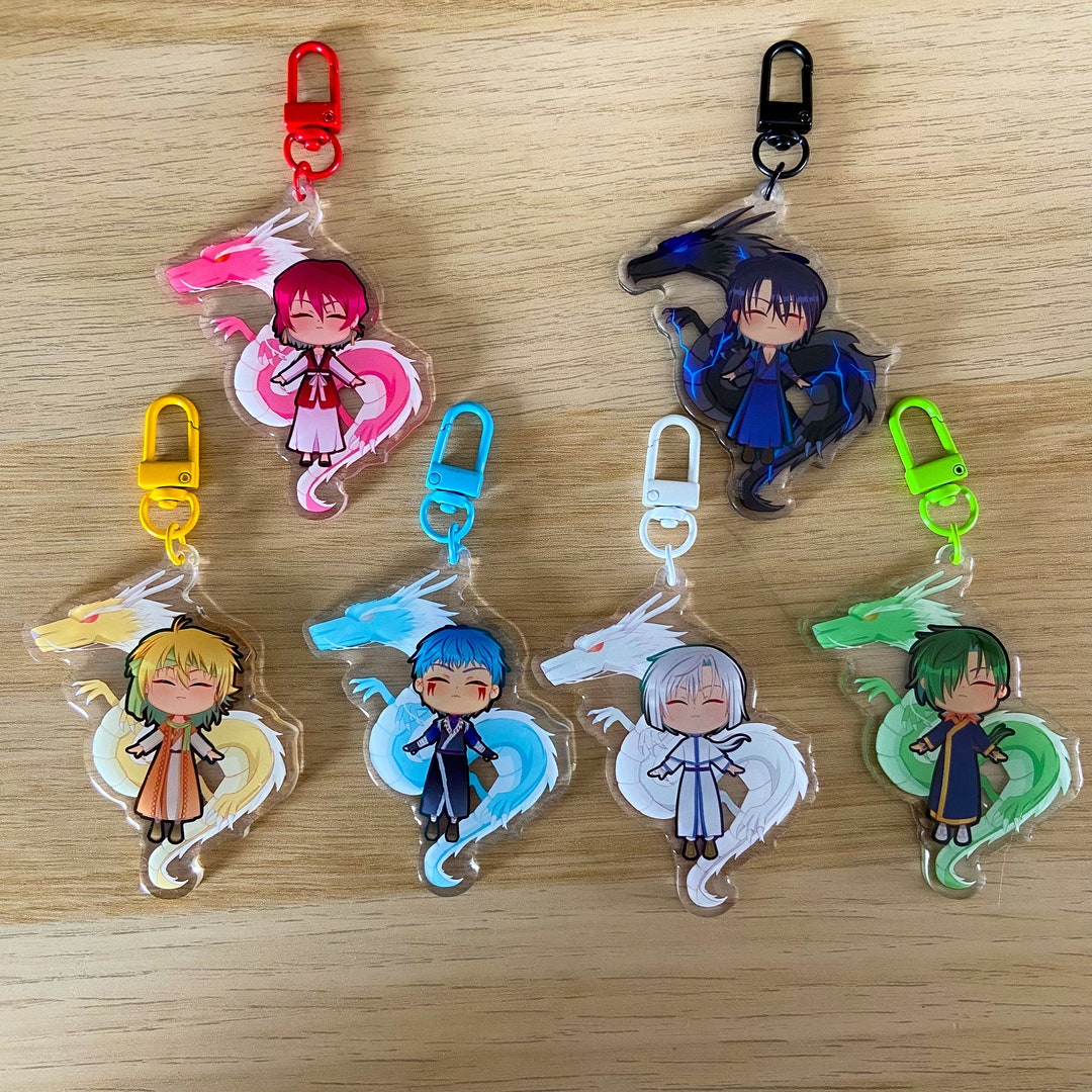 Yona of the Dawn the Happy Hungry Bunch 3 Keychains, Anime Keychains ...