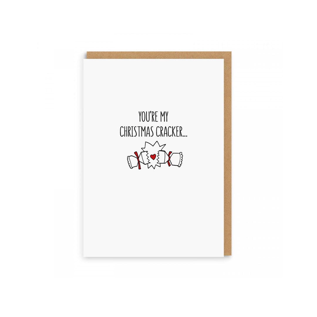 Cheesy Christmas Card Girlfriend Christmas Card Boyfriend Christmas ...