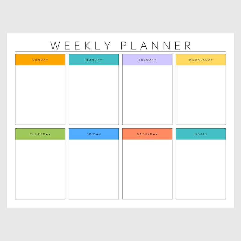 Adhd Teen Planner 2026 - Etsy