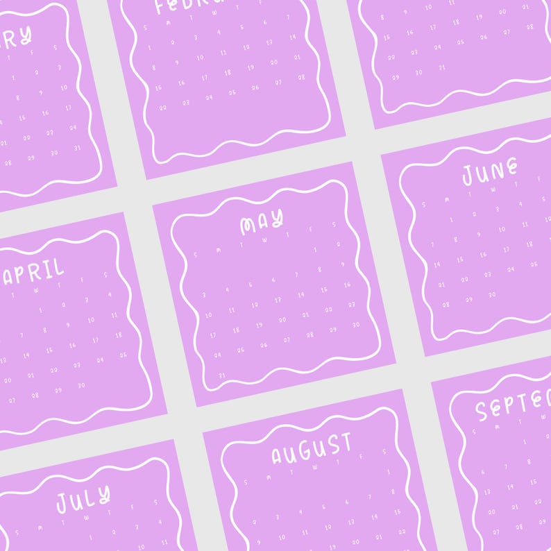 2026 Minikalender 2026 Kleiner Kalender Printable 2026 Minimalistischer ...