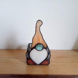 1 Pieces Christmas Elf Stained Glass Candle Holder, the Most Fantastic ...