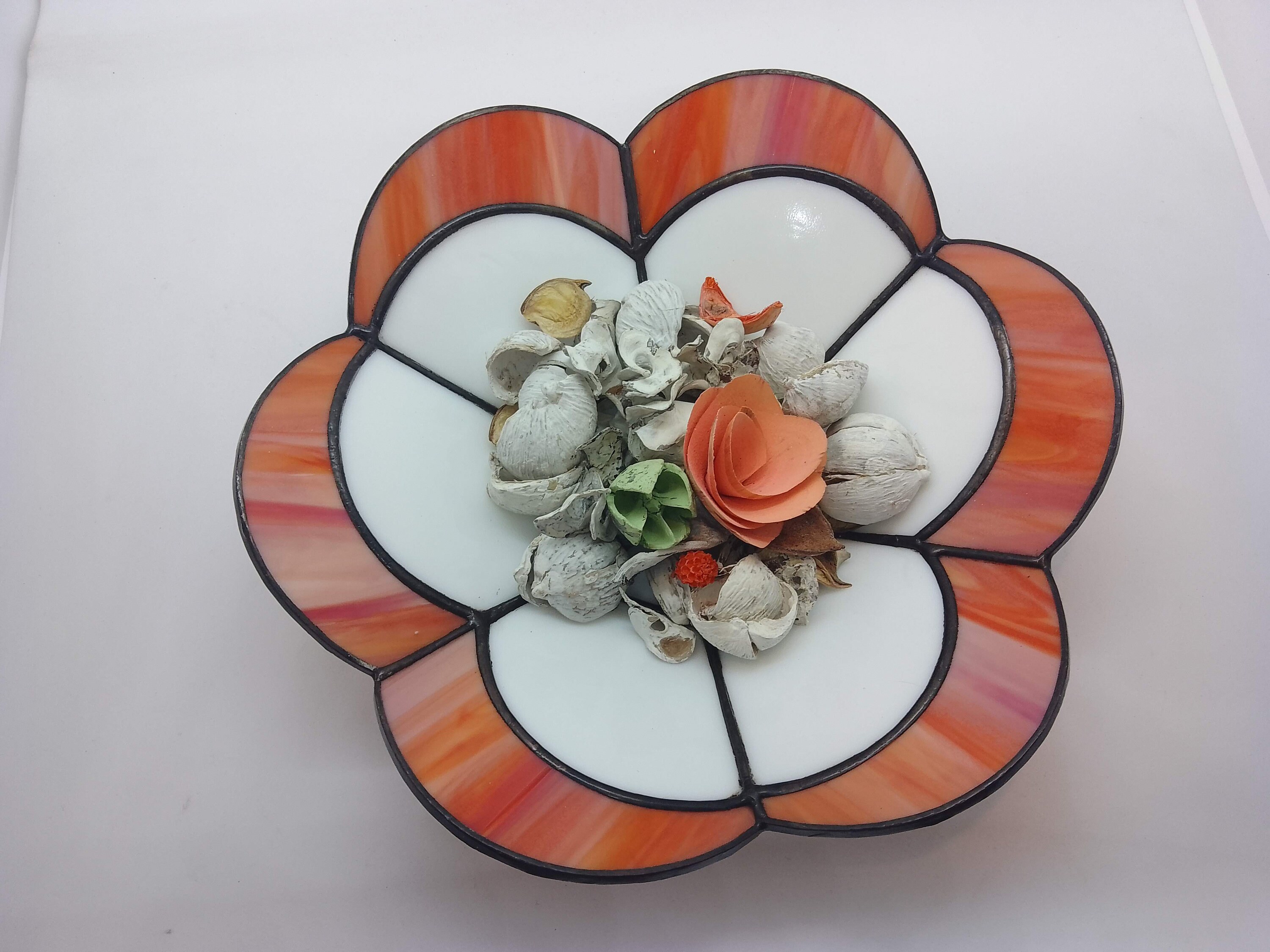 Stained Glass Bowl PDF Pattern, for Chocolates, Potpourri, DIY a Unique ...