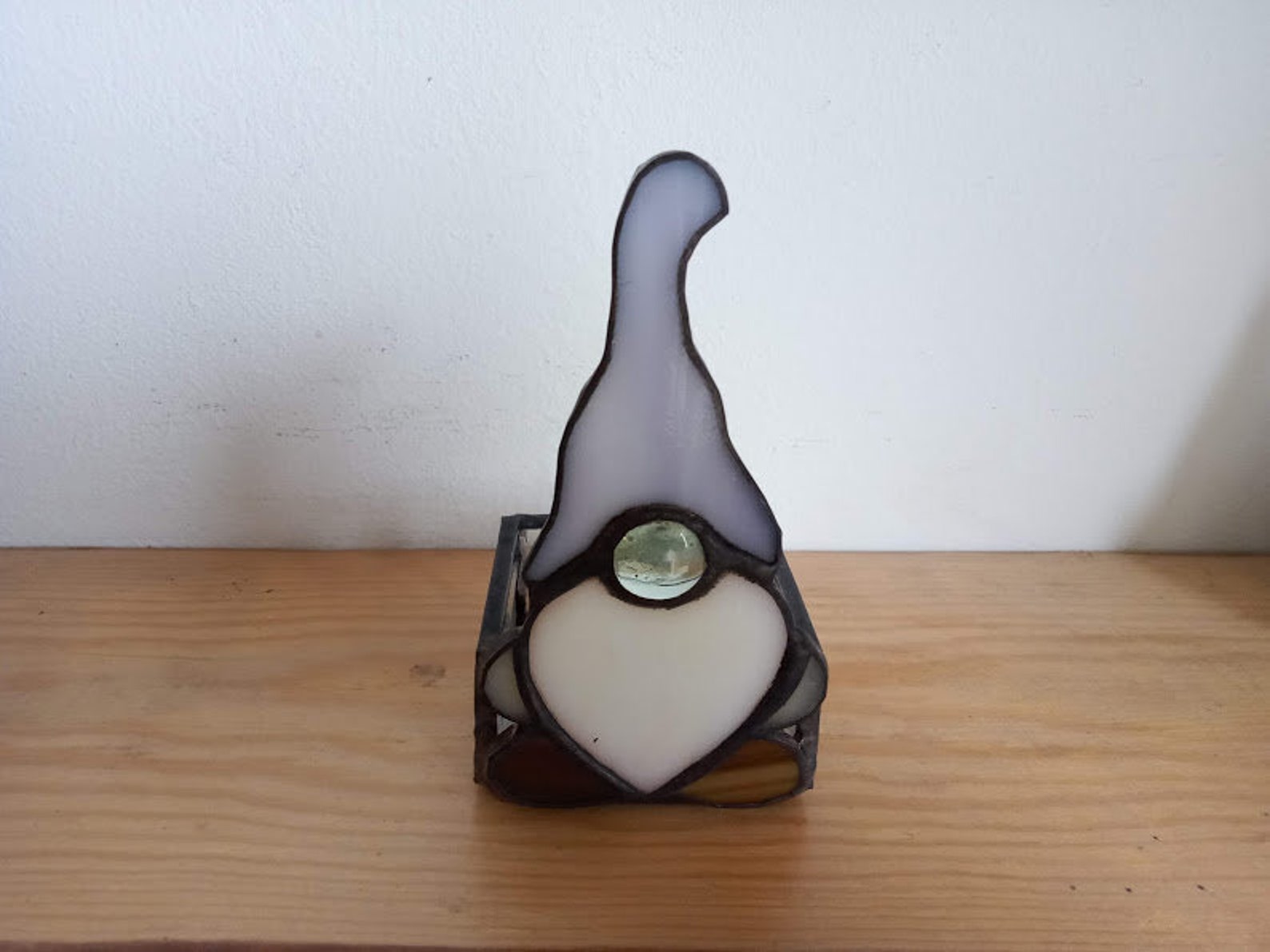 1 Pieces Christmas Elf Stained Glass Candle Holder the Most - Etsy