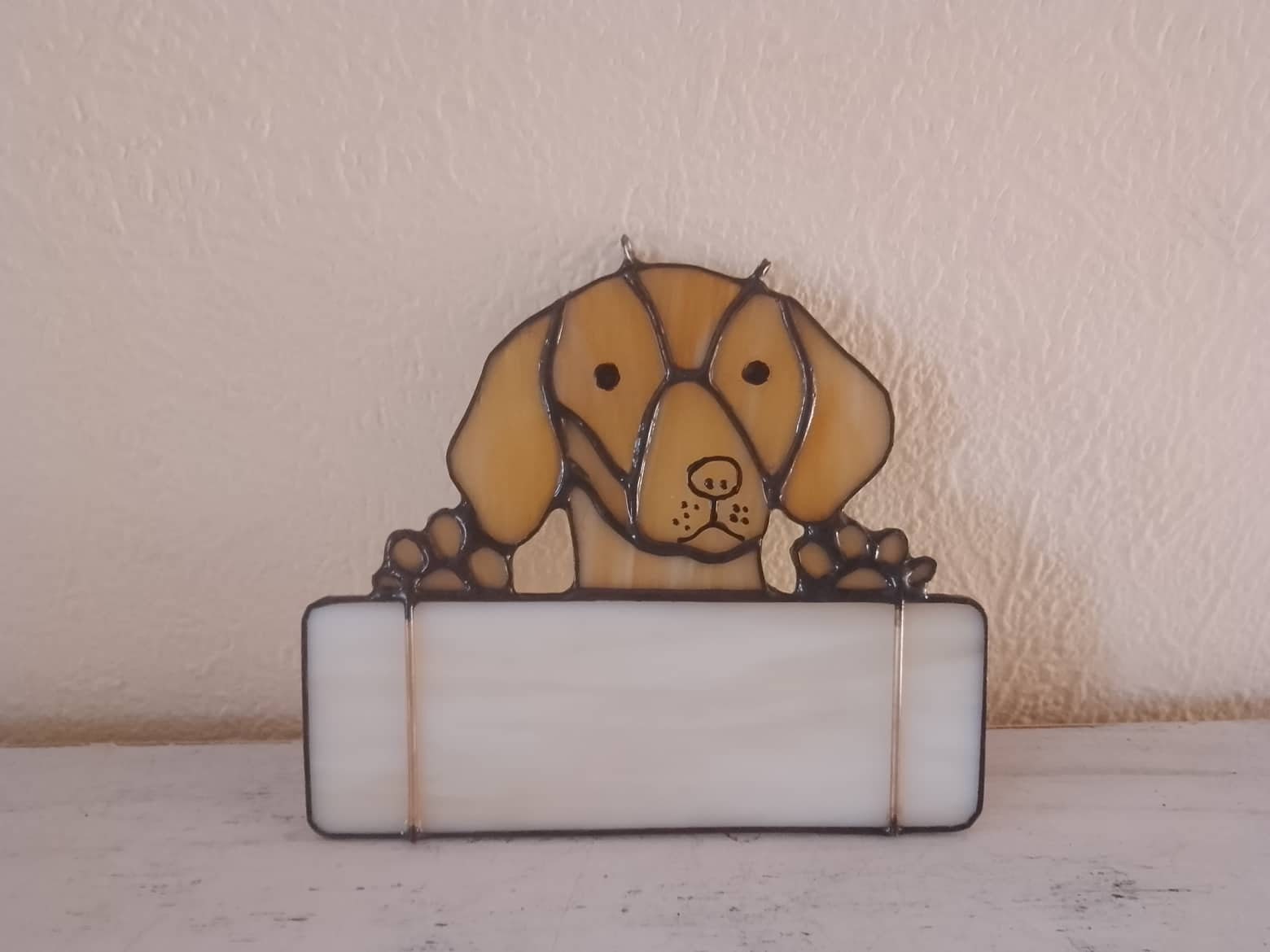 Hungarian Vizsla Dog Sign Welcome Home Sign Stain Glass - Etsy
