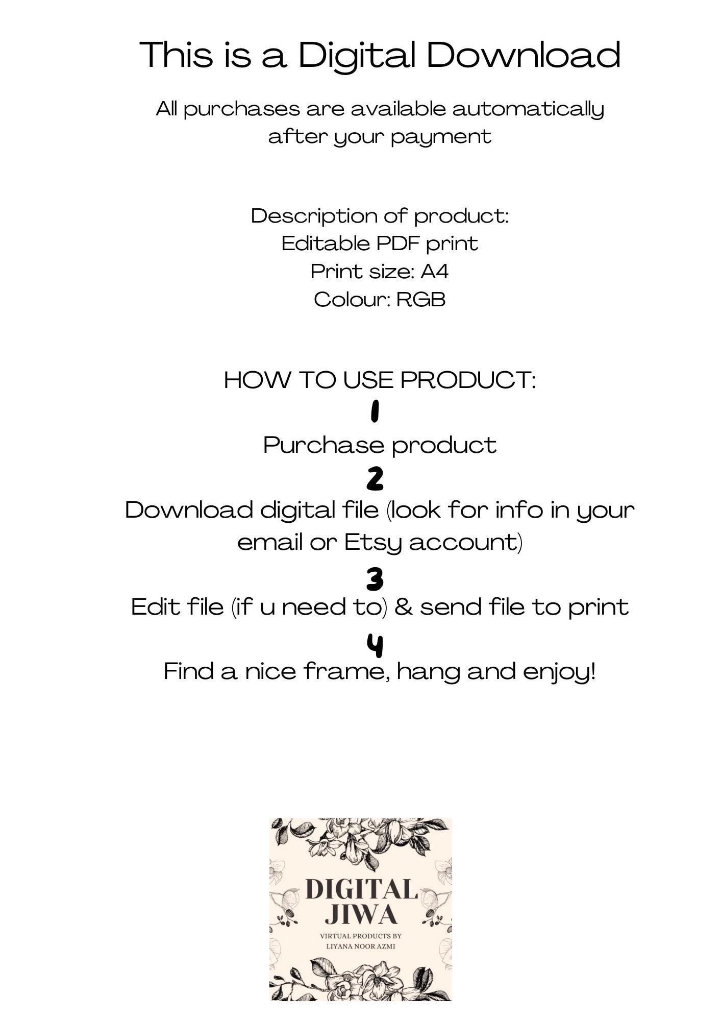 Daily Routine Time Table - Etsy