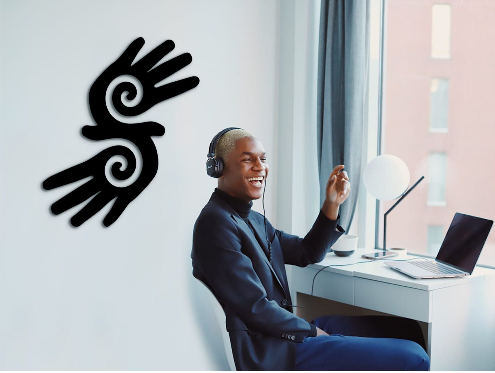 Hopi Hand Wall Wood Art Decor, Native American Decor, Native American ...