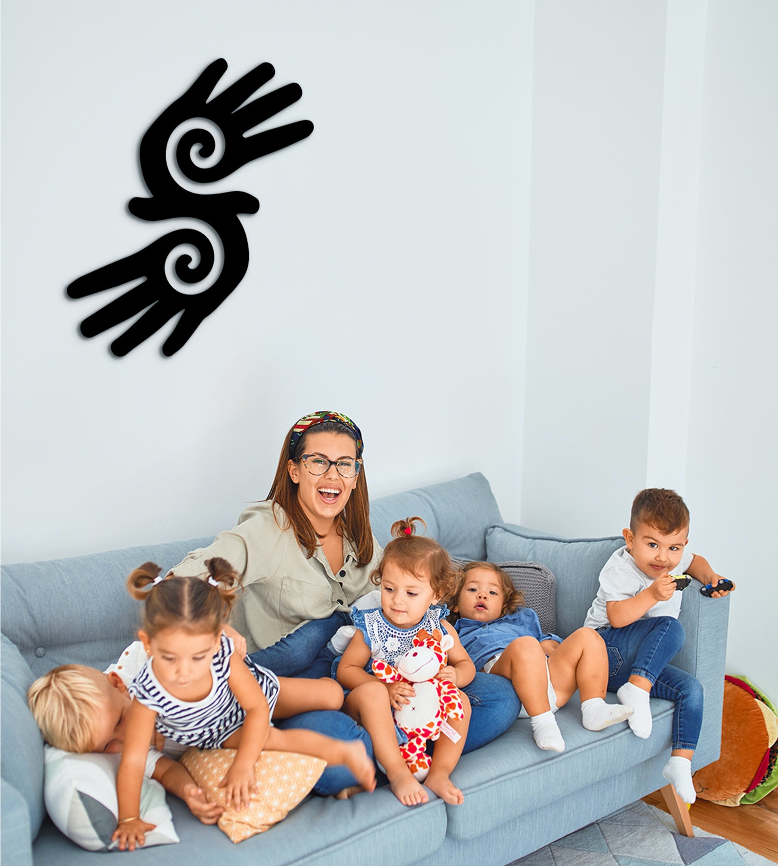 Hopi Hand Wall Wood Art Decor, Native American Decor, Native American ...