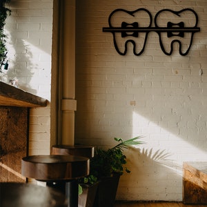 Dentist Tooth Decor, Dental Office Wall Decor, Thodontist Office Wood ...