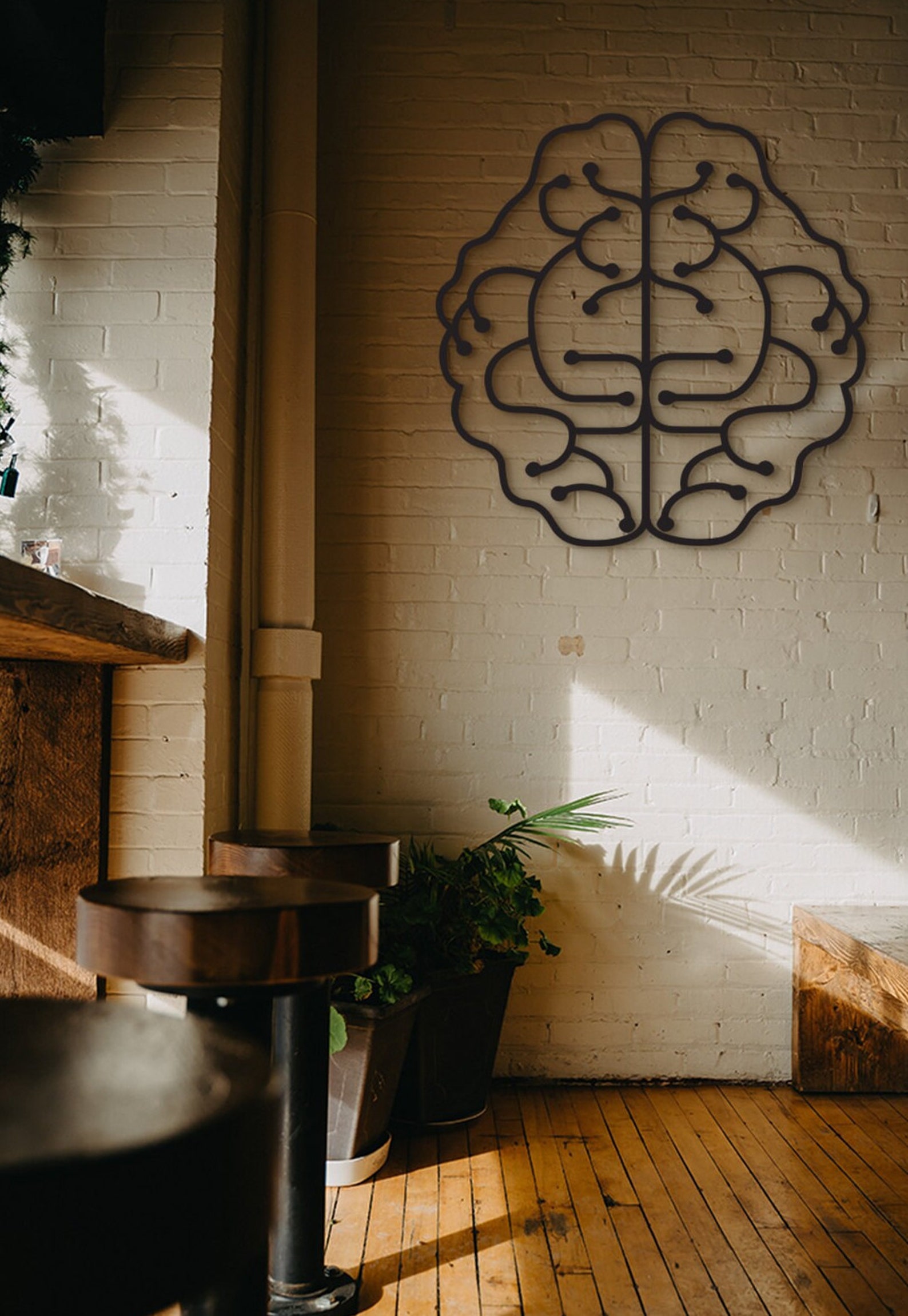 Brain Wall Decal Brain Decorations Neurology Neuro Nurse - Etsy