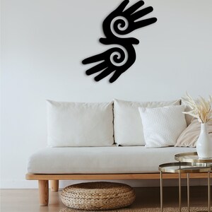 Hopi Hand Wall Wood Art Decor, Native American Decor, Native American ...