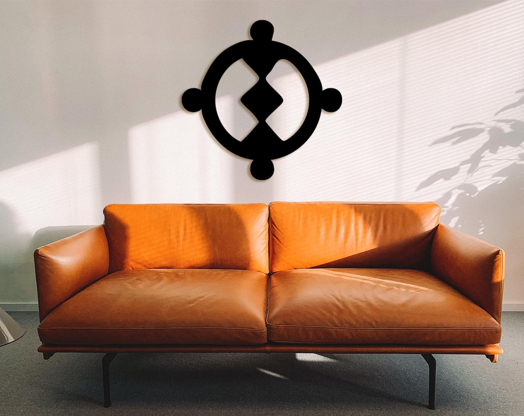 Faith Adinkra Symbol: Modern Wood African Wall Decor - Etsy