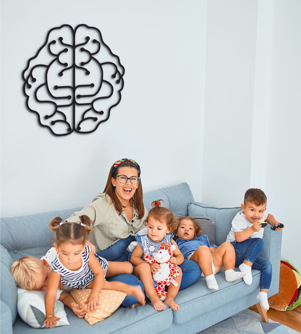 Brain Wall Decal Brain Decorations Neurology Neuro Nurse - Etsy