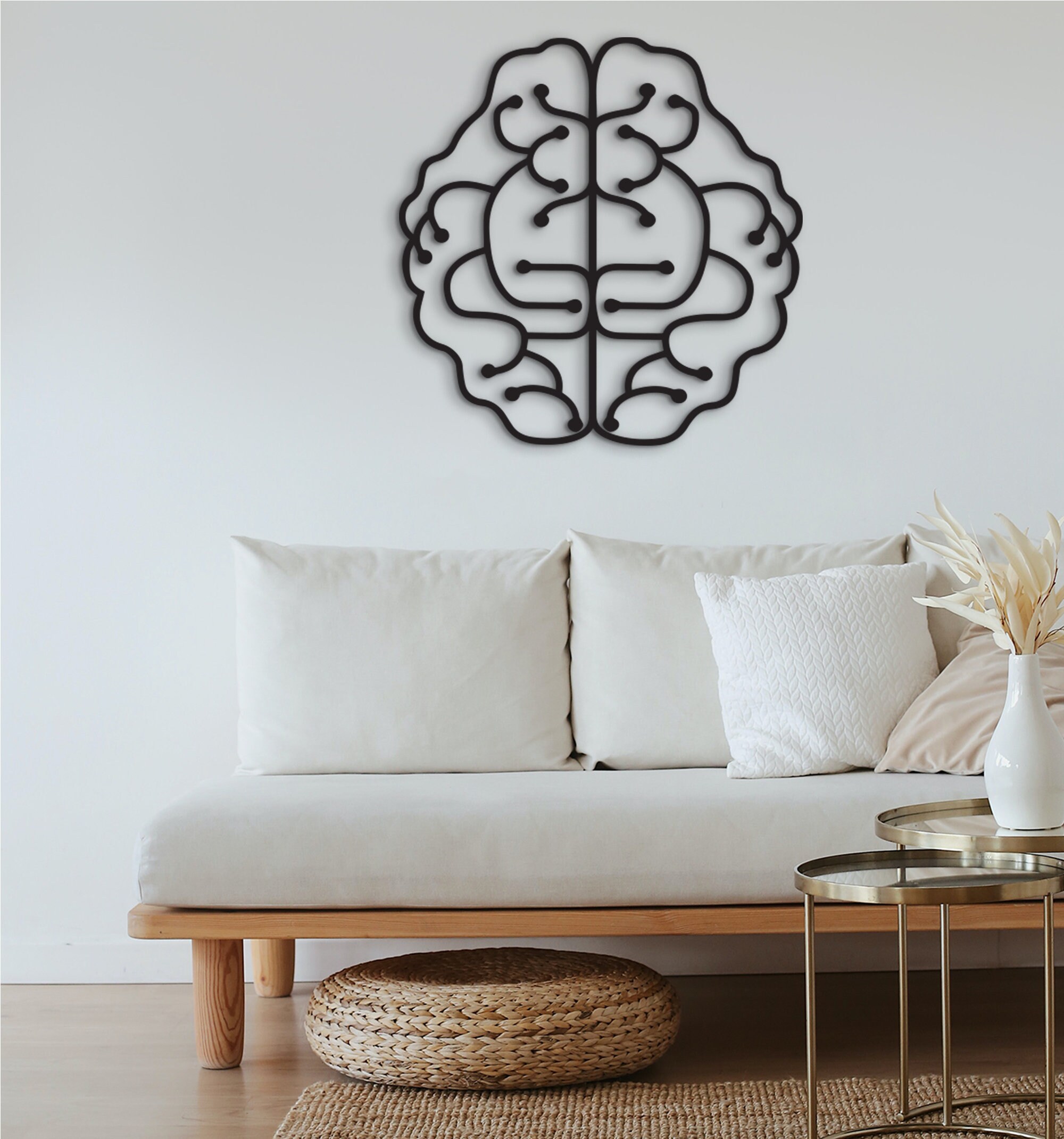 Brain Wall Decal Brain Decorations Neurology Neuro Nurse - Etsy