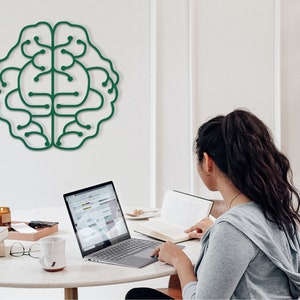 Brain Wall Decal Brain Decorations Neurology Neuro Nurse Neurostiinta ...