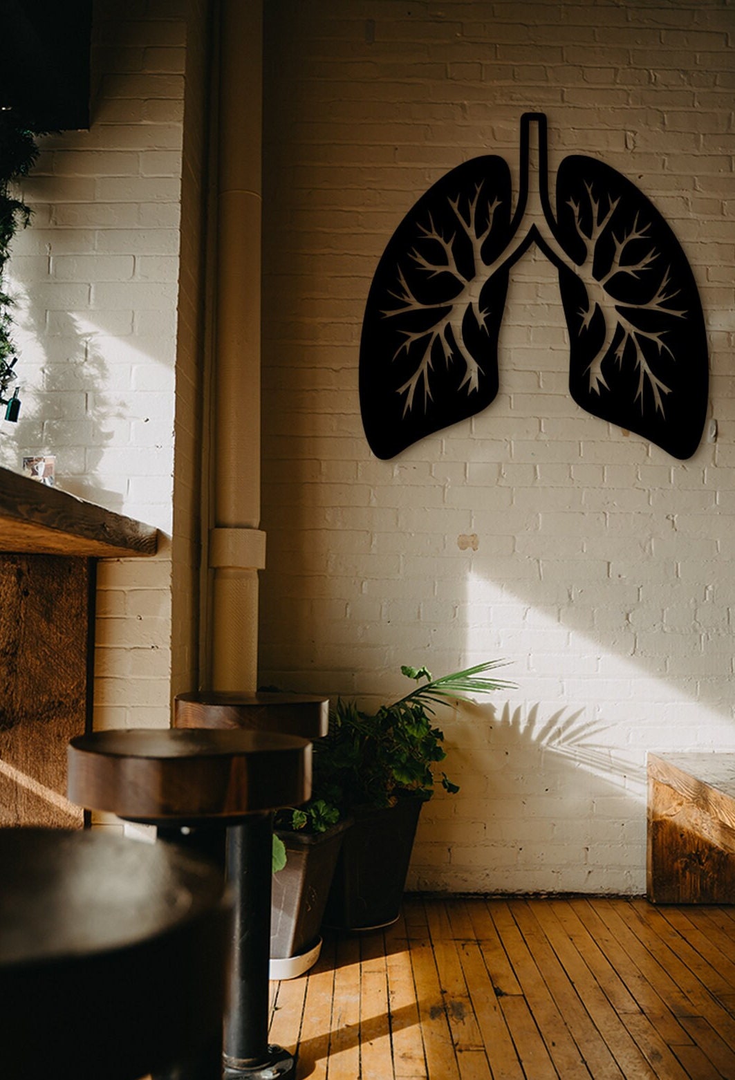 Wall Decor Office Lungs, Healthcare Worker Gift, Medical Office Decor ...