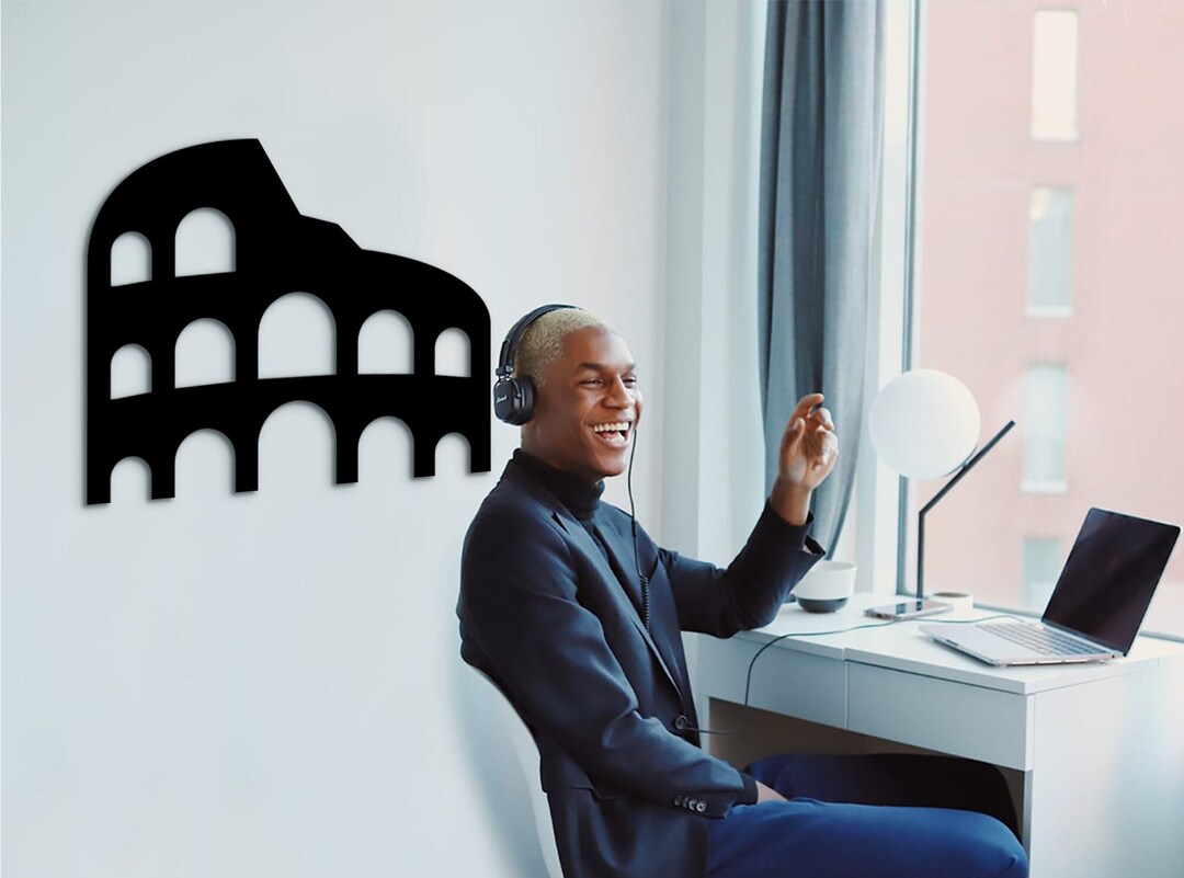 Colosseum, Office Wall Decor, Interior Decoration, Wood Wall Decor Art ...