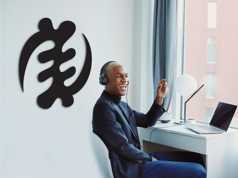 Gye Nyame Wall Art, Símbolos Adinkra Nombre Yoruba Pueblo Ghana Dios ...