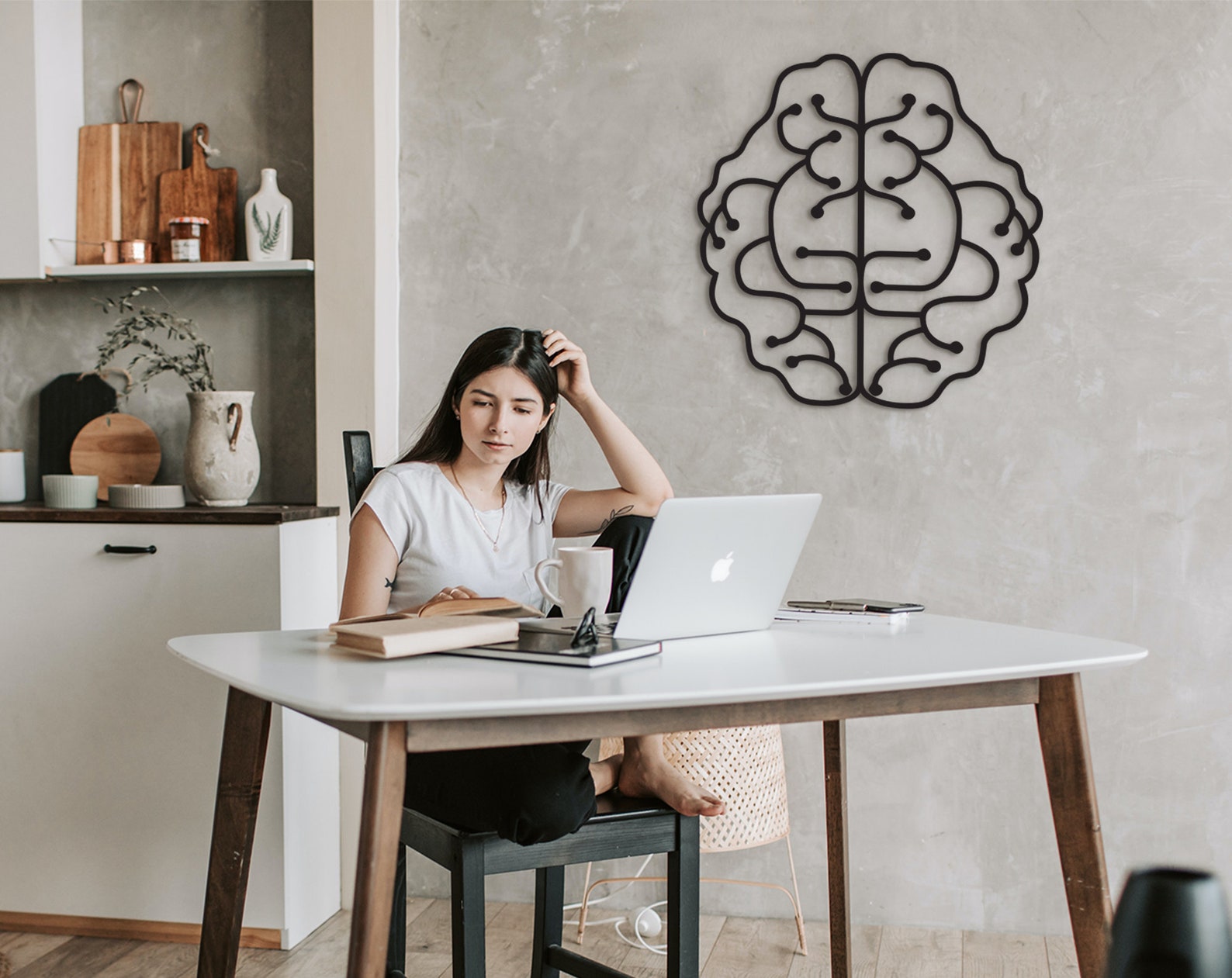 Brain Wall Decal Brain Decorations Neurology Neuro Nurse - Etsy