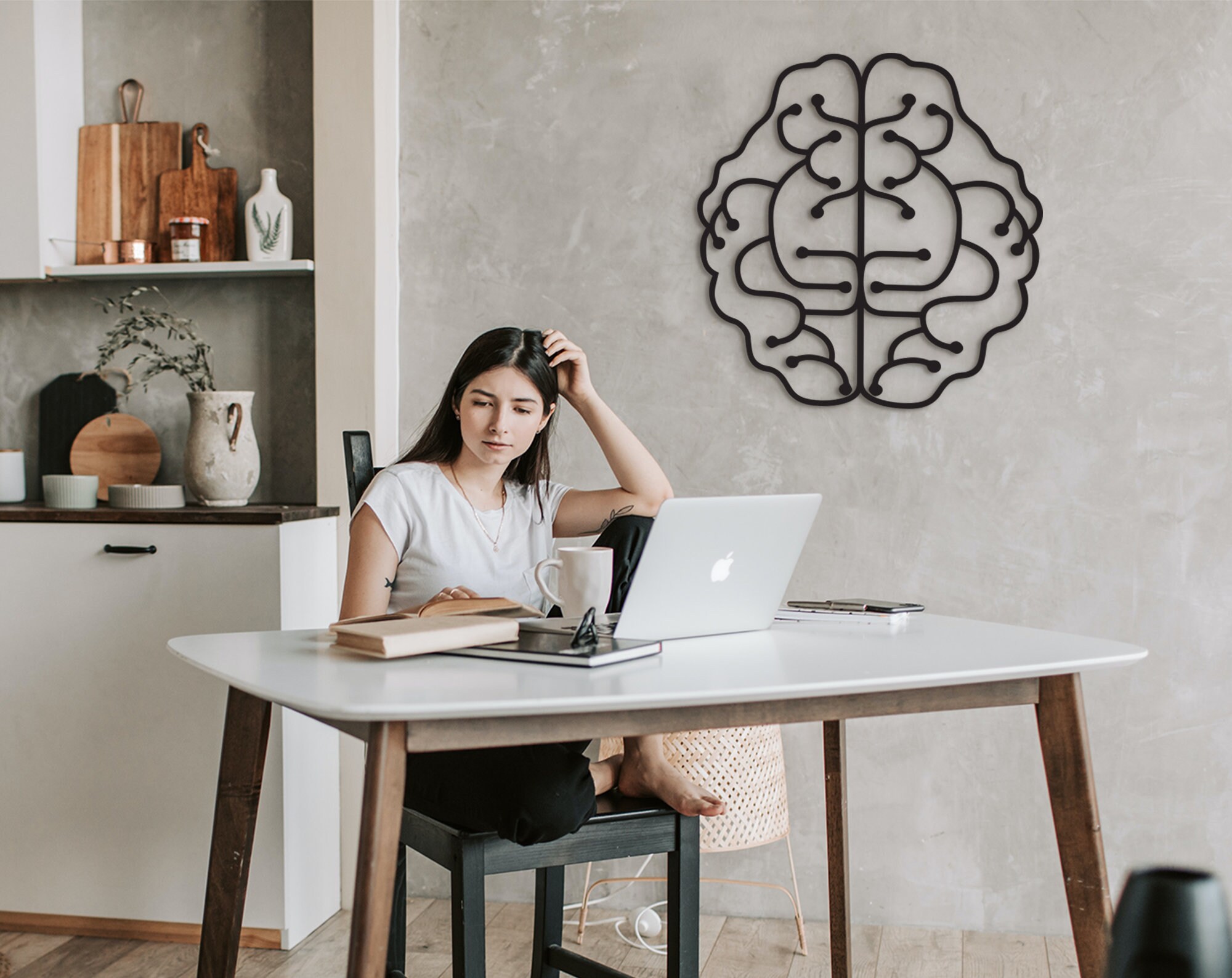 Brain Wall Decal Brain Decorations Neurology Neuro Nurse - Etsy