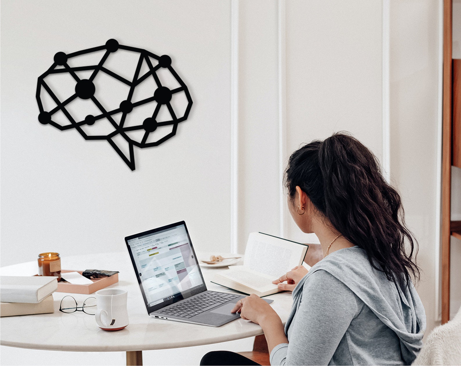 Brain Art, Brain Decorations, Neurology Neuro Nurse Neuroscience, Wood ...