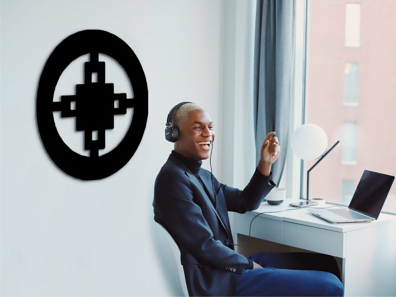 Dame Symbol, West Africa Adinkra Symbol, Afrocentric Art Decor ...