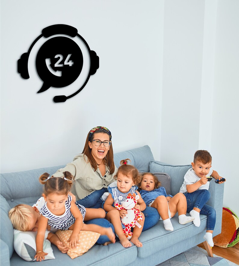 Call Center Sign Telephone Telecom Decor Telecom Gifts Old Time Phone ...