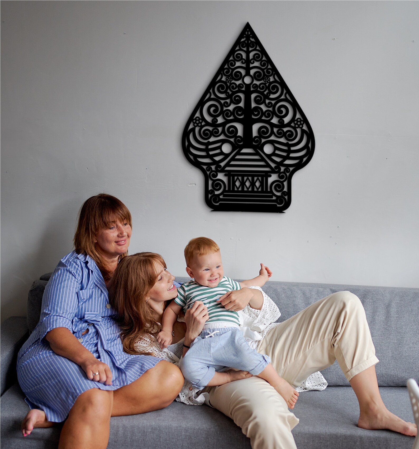 Indonesian Wall Decor, Gunungan Wayang, Gunungan Tree of Life Shadow ...