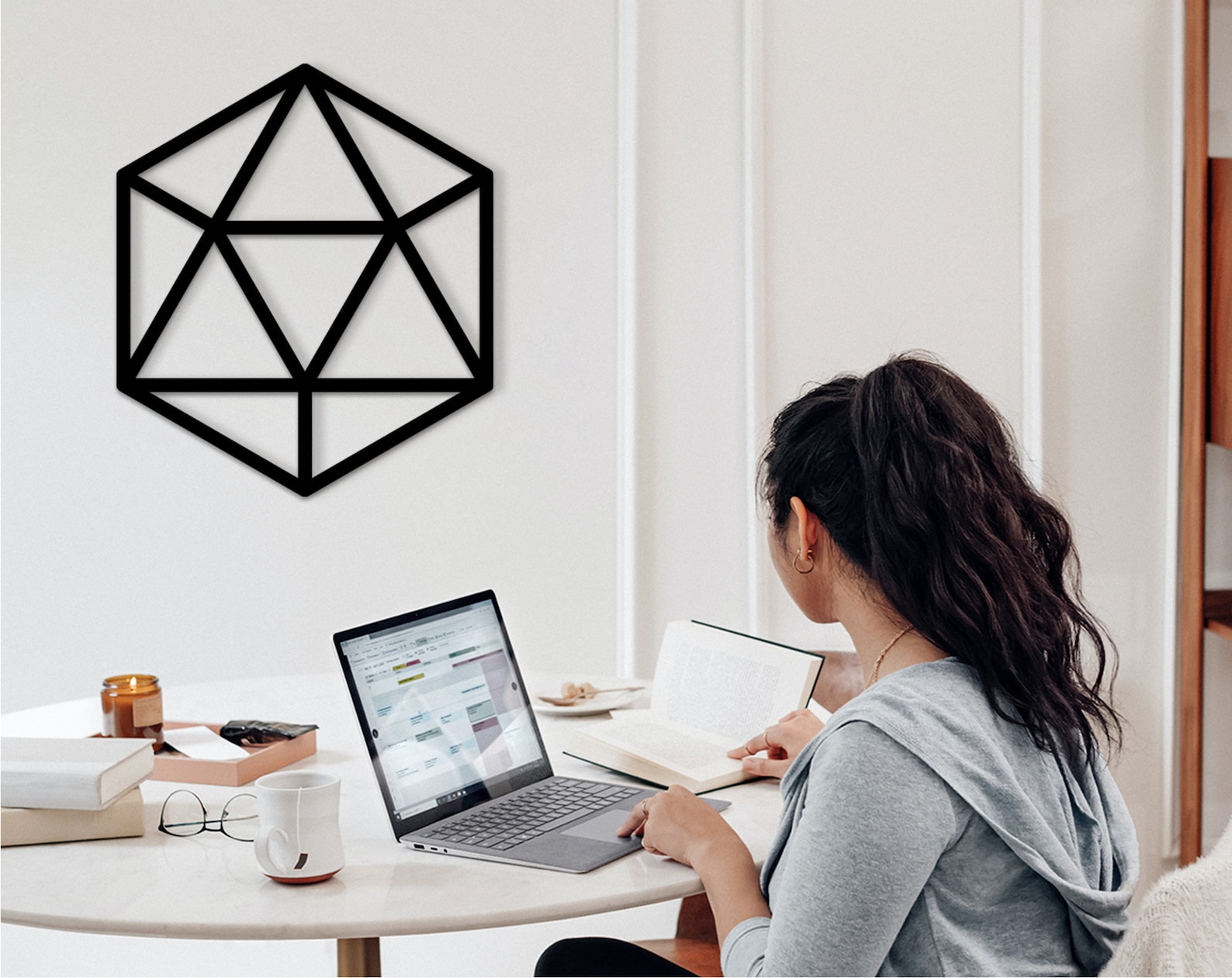 D20 Wall Decor Dice Wall Decoricosahedron Decor Sacred - Etsy