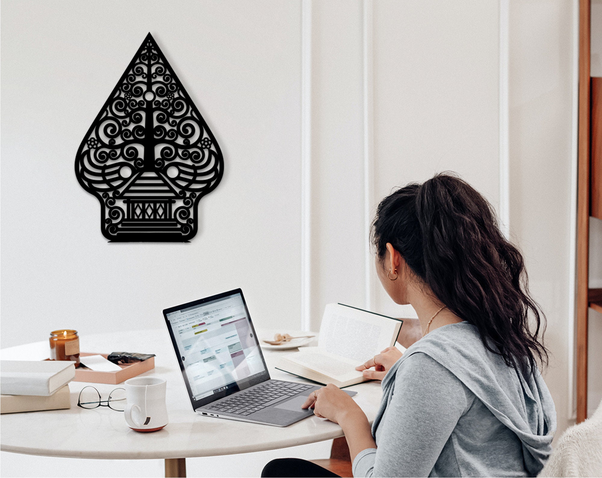 Indonesian Wall Decor, Gunungan Wayang, Gunungan Tree of Life Shadow ...