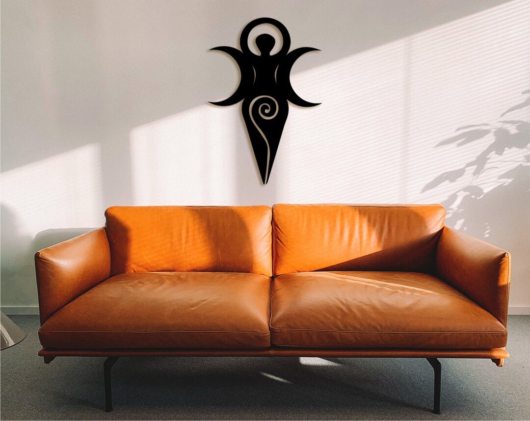 Triple Moon Goddess Wood Wall Art: Wiccan Pagan Celtic Decor - Etsy