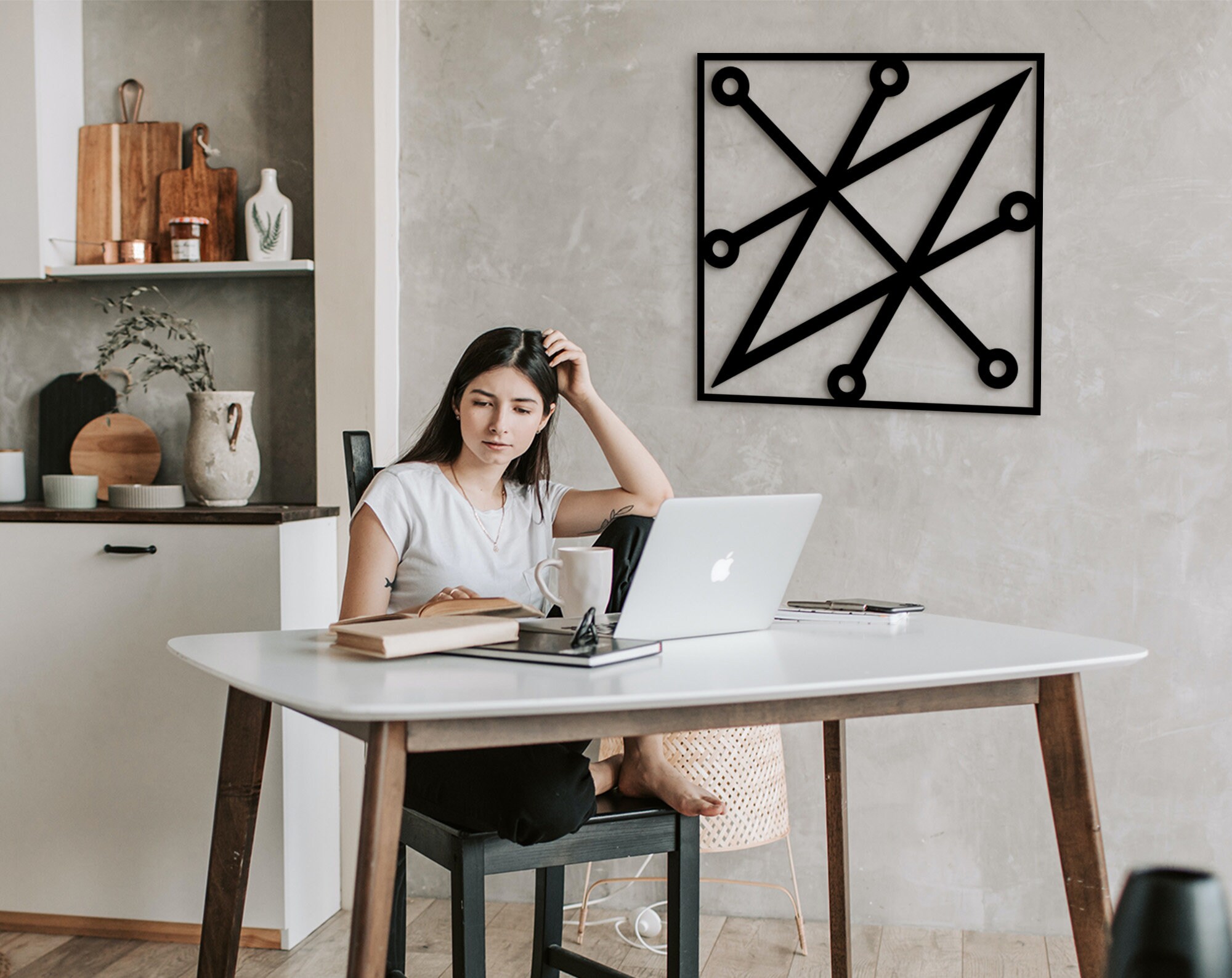 Sigil of Azazel Wall Decor From Wood, Wooden Art, Wood Symbol, Satanic ...