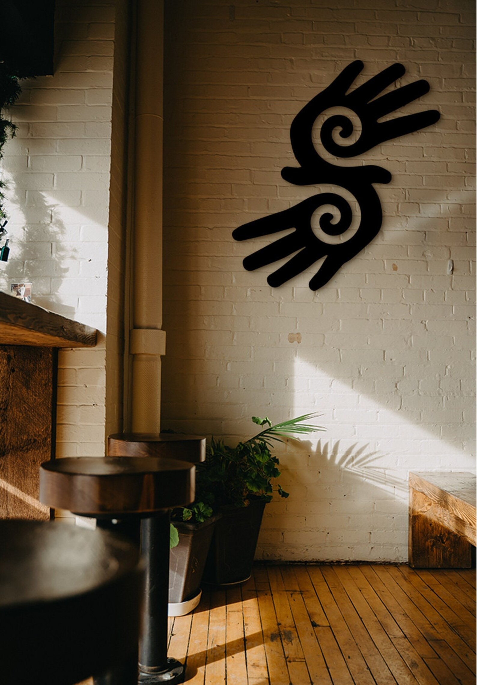 Hopi Hand Wall Wood Art Decor, Native American Decor, Native American ...