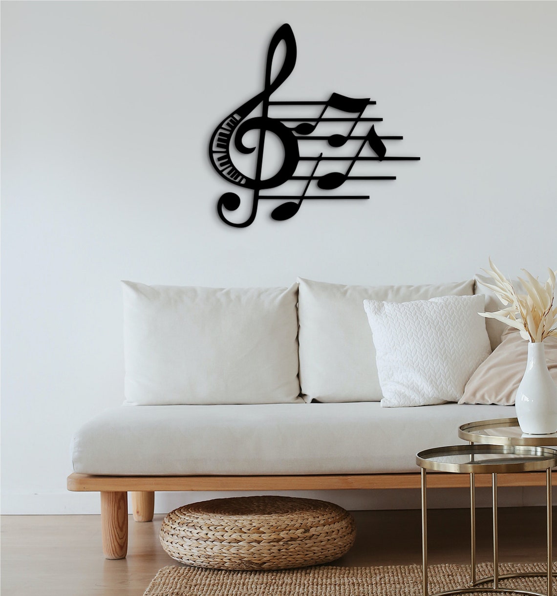 Sol Key Music Notes Decor Sol Key Wood Wall Art Music Studio - Etsy