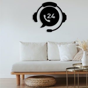 Call Center Sign Telephone Telecom Decor Telecom Gifts Old Time Phone ...