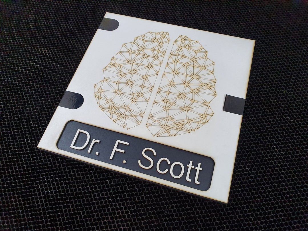 Laser Cut Wood Brain Art: Neurology Office Decor - Etsy