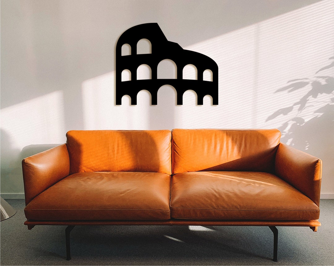 Colosseum Wood Wall Art: 3D Shadow Effect, Roman Decor - Etsy
