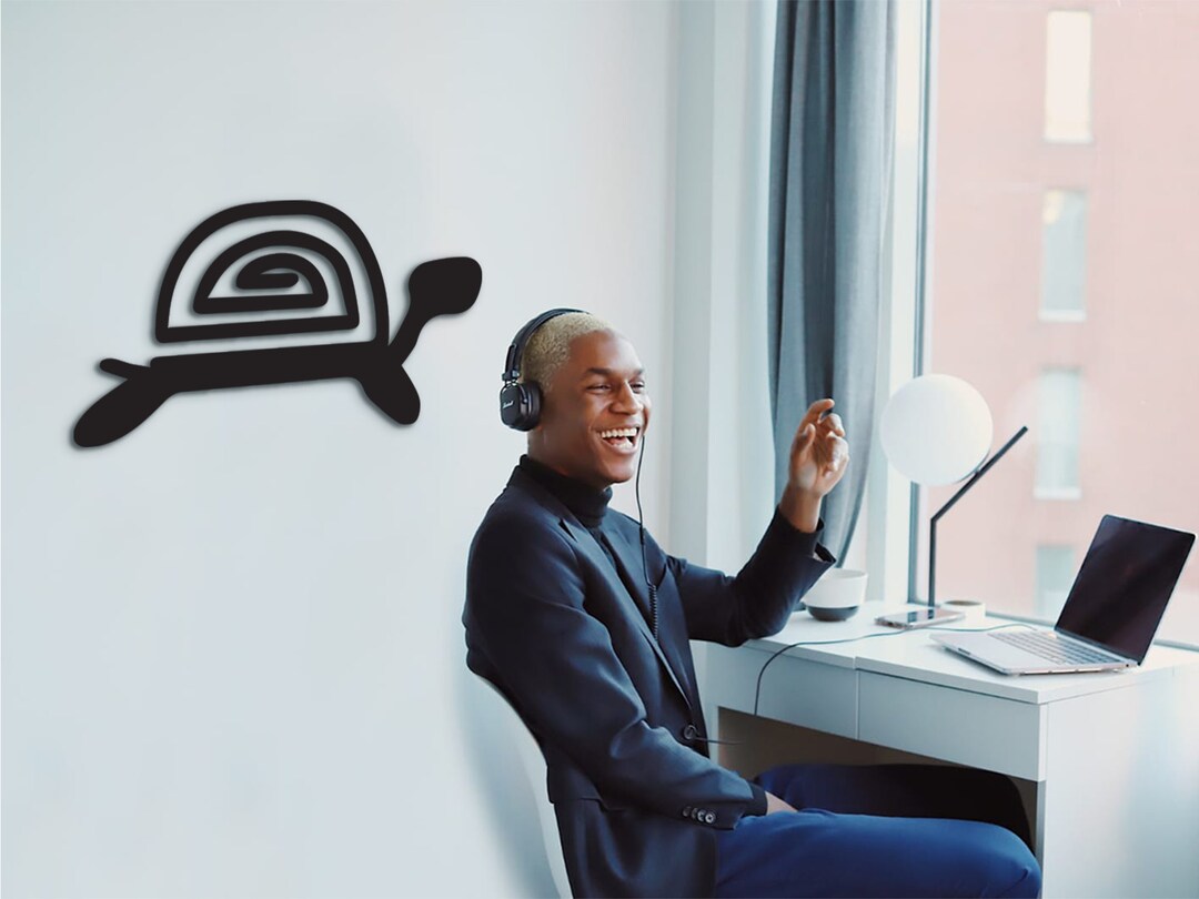 Geometric Turtle Wall Art: Wooden Maya Denkyem Adinkra Decor - Etsy