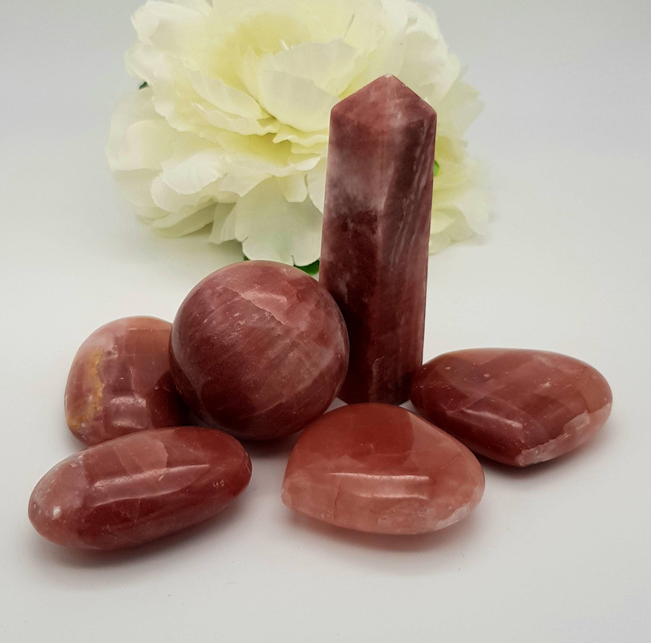 Colección Rose Calcite / Genuine Rose Calcite Crystal - Etsy España