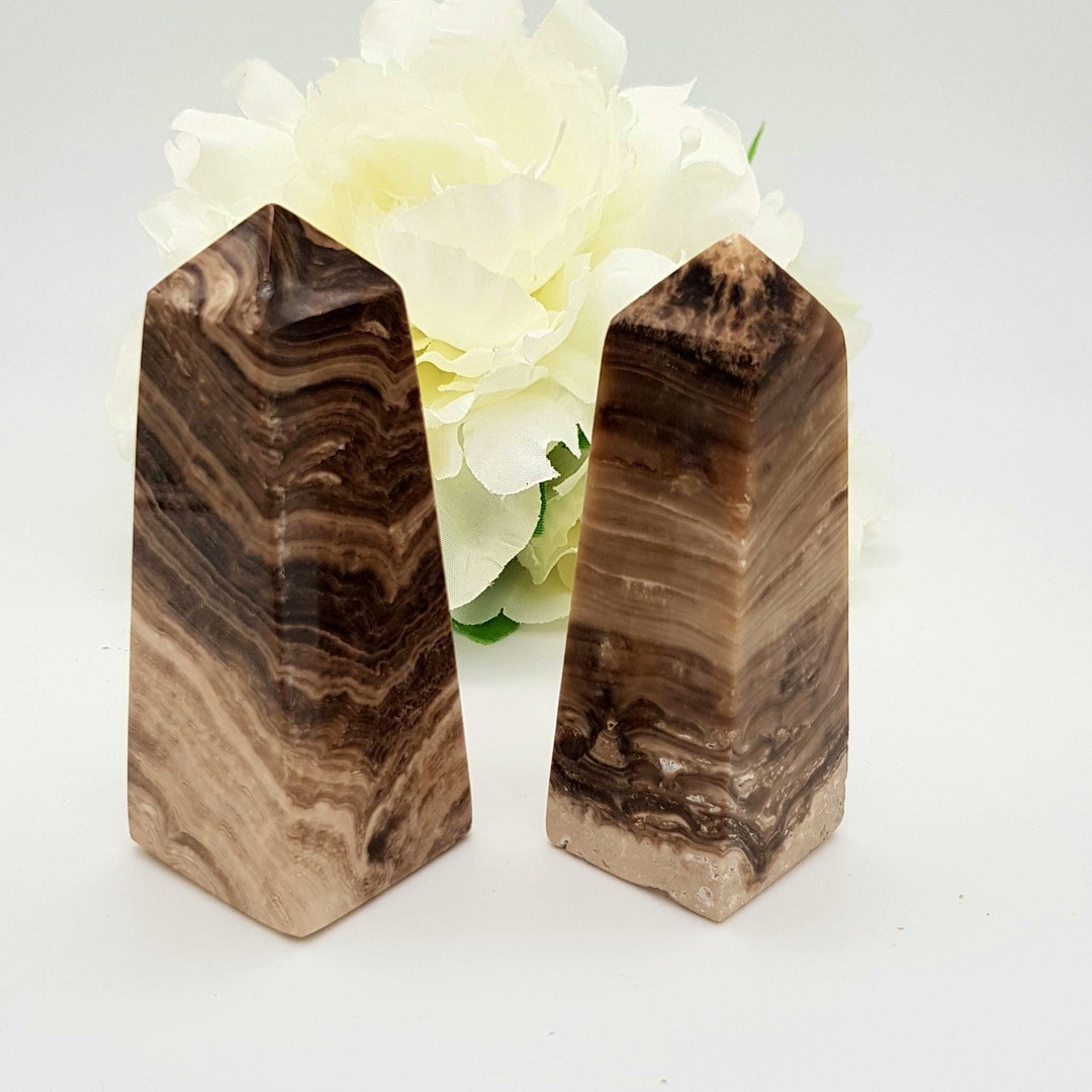 Chocolate Calcite Towers | Genuine Chocolate Calcite | Aragonite ...