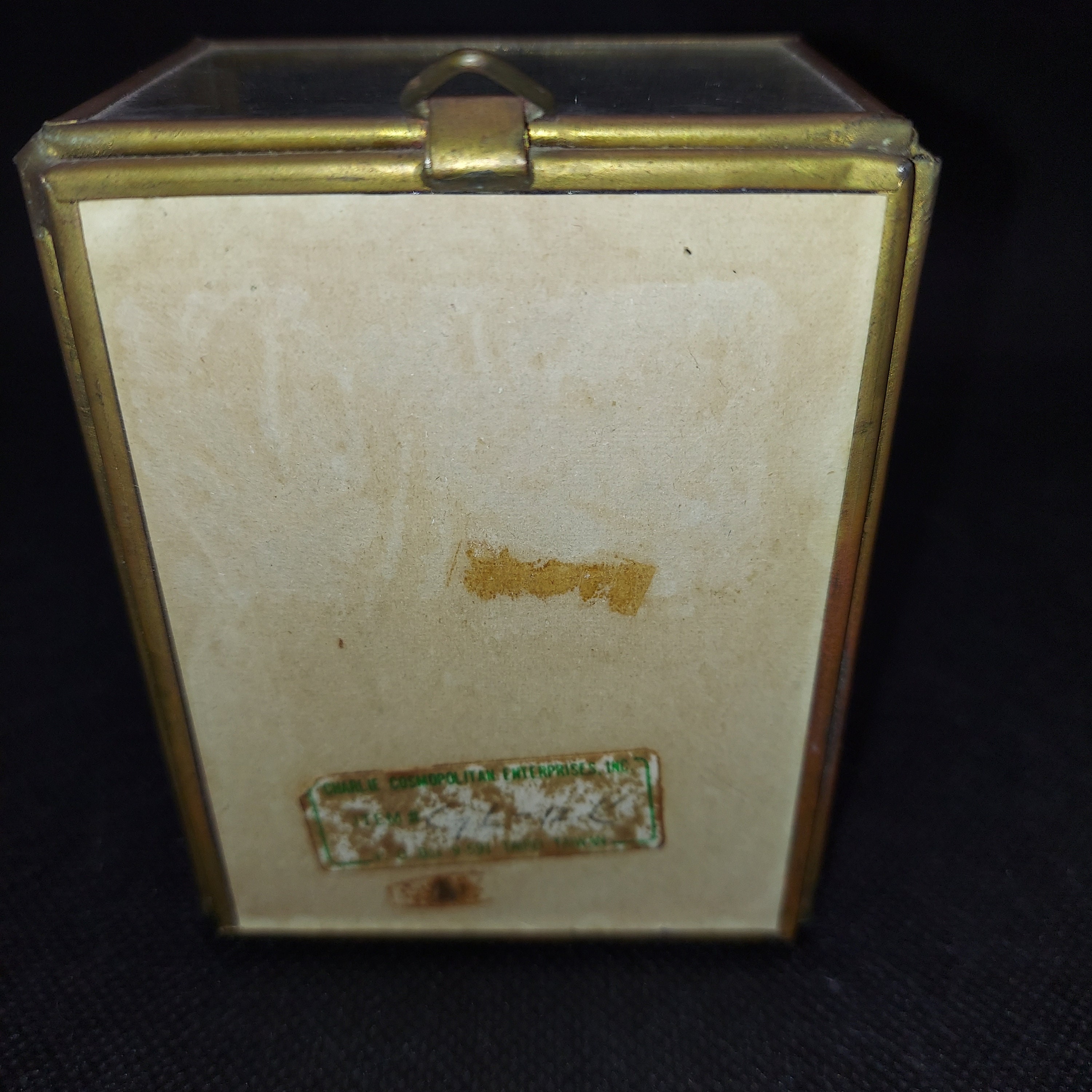 Mini Brass & Glass Diorama Display Case Shadow Box Mrs Claus - Etsy