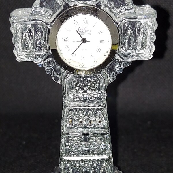 Irish Crystal Clock - Etsy