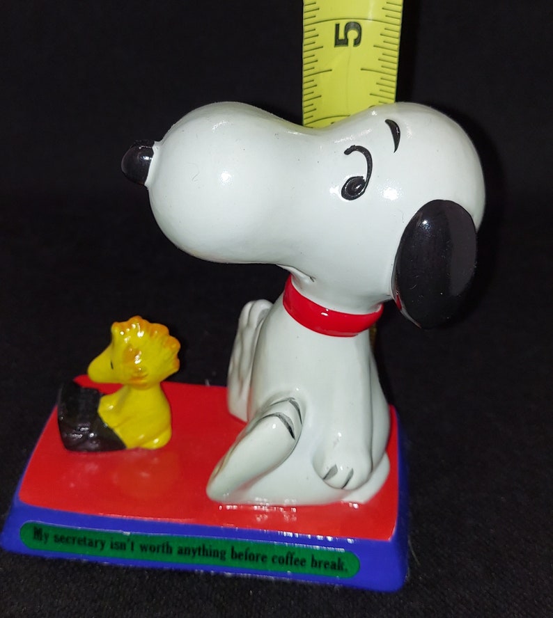 Snoopy Woodstock Figurine Woodstock Secretary Made in Japan by - Etsy