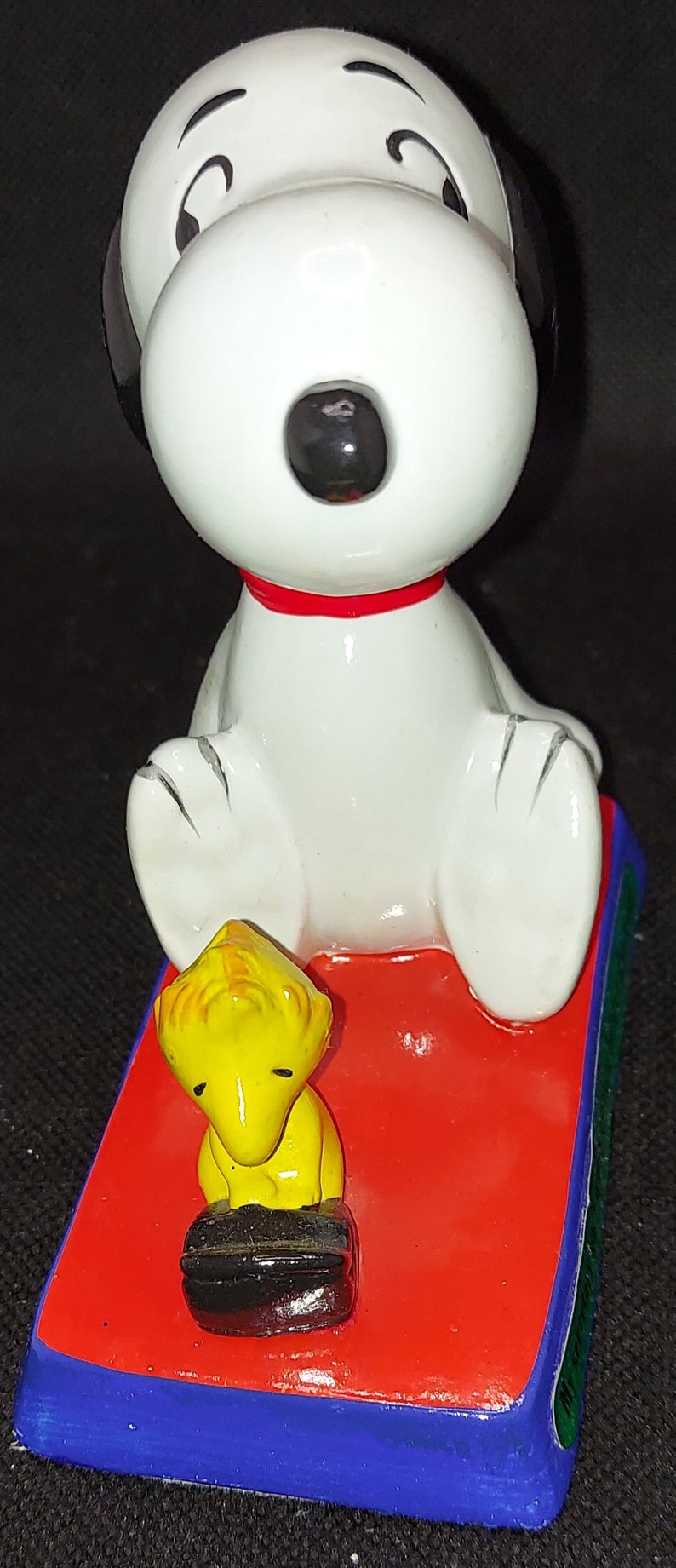 Snoopy Woodstock Figurine Woodstock Secretary Made in Japan by - Etsy
