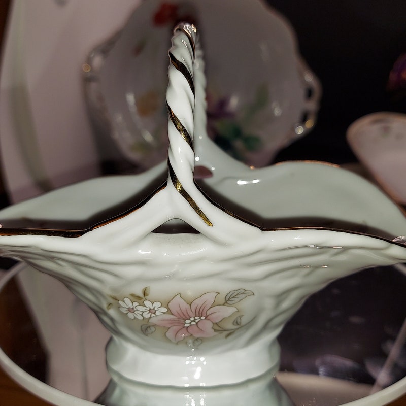 Flower Limoges Basket - Etsy