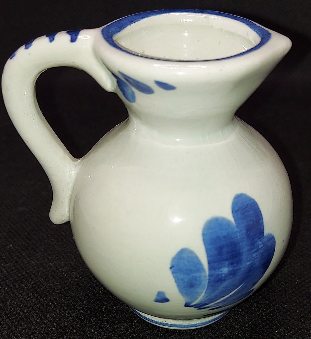 Vintage Delft Blue Small Pitcher Hand Painted Made in Holland Blue ...