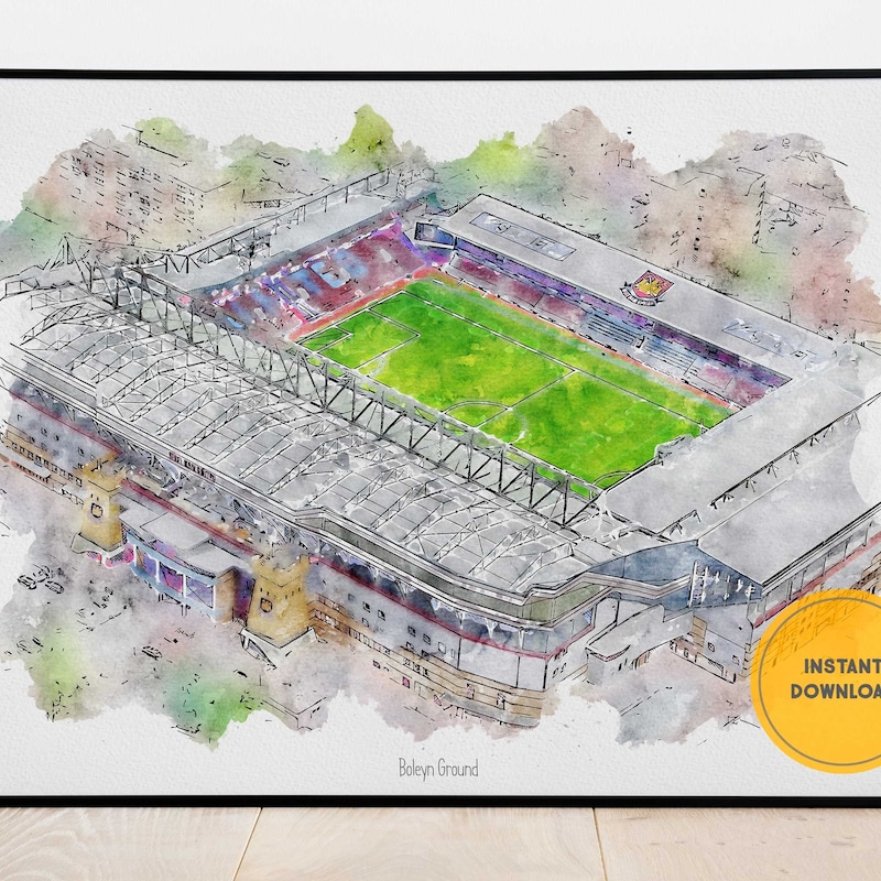 West Ham Boleyn Ground - Etsy