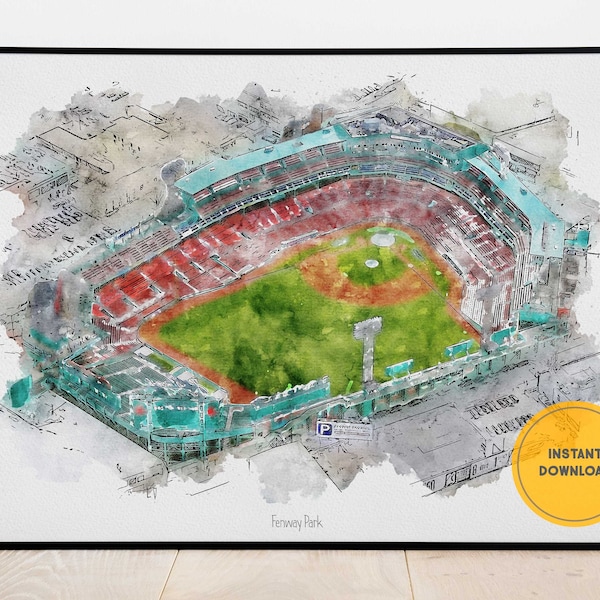 Fenway Park Poster - Etsy