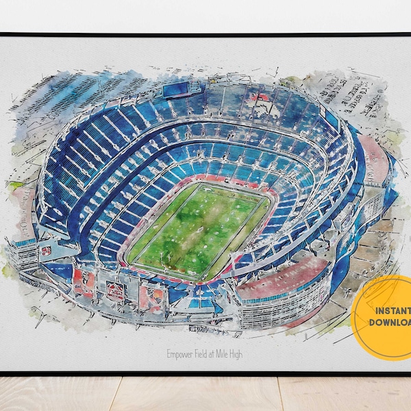 Denver Broncos Posters - Etsy