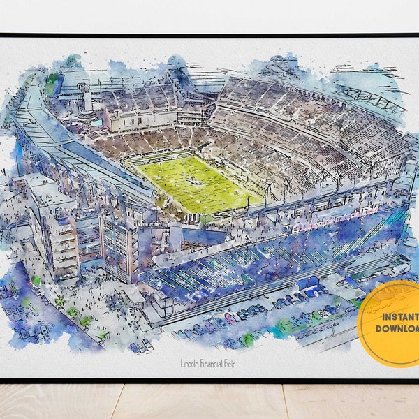Lincoln Financial Field - Etsy